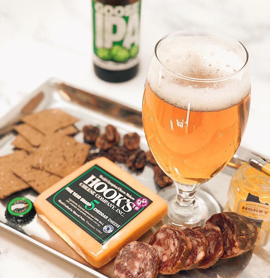 Goose IPA and Hook's 5 year cheddar - Wisconsin Distributors